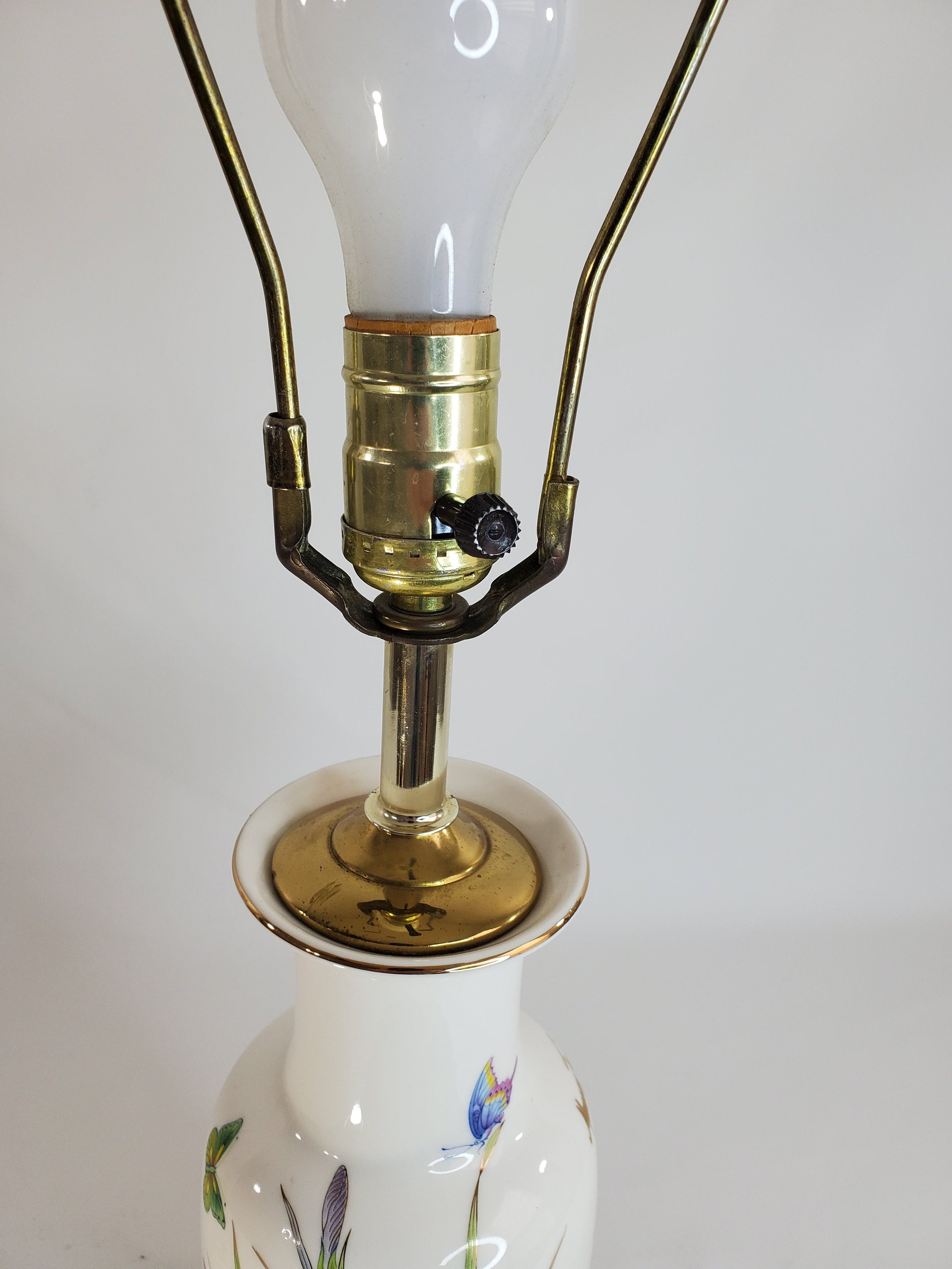 Vintage Signed Murray Feiss Japanese Handpainted Porcelain Vase Table ...