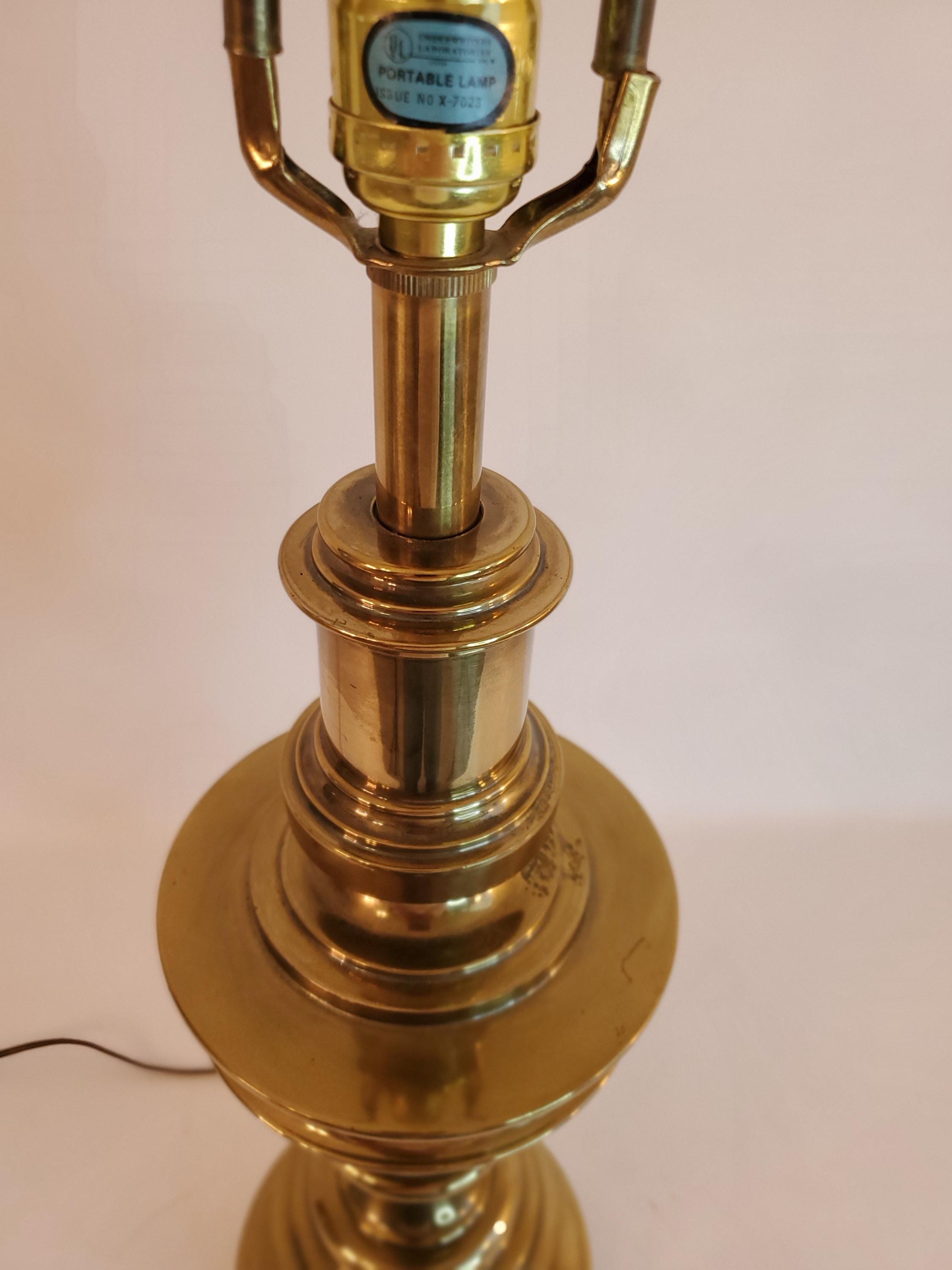Vintage Stiffel Brass Trophy Style Table Lamp - Etsy