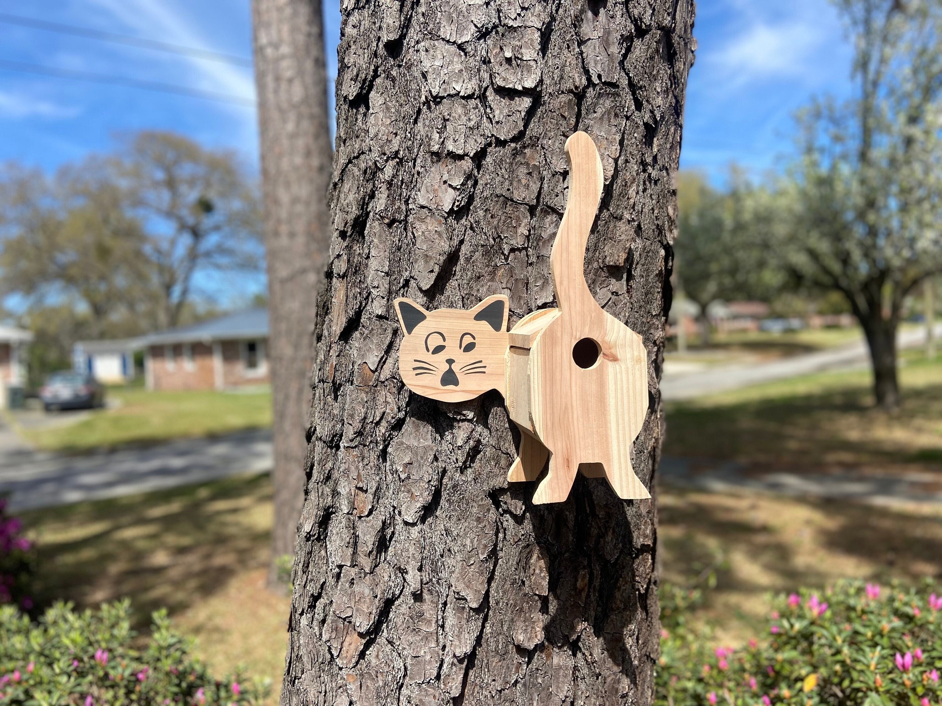 Unique Birdhouse Custom Outdoor Decoration Wooden Birdhouse for ...