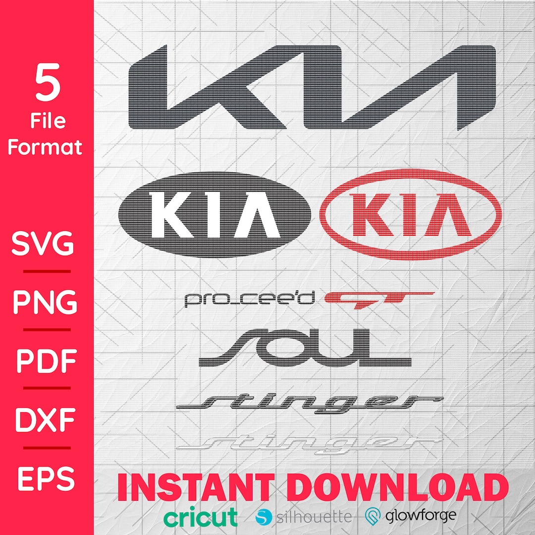 Kia SVG PNG DXF Cricut, Silhouette, Cut Files - Etsy Canada