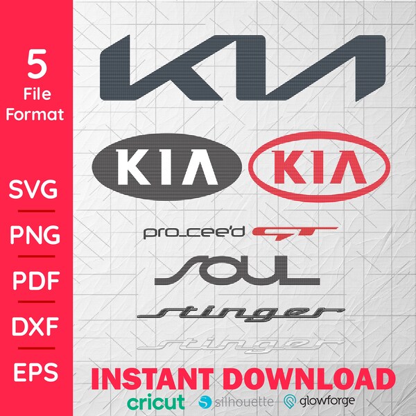 Kia Emblem Svg - Etsy