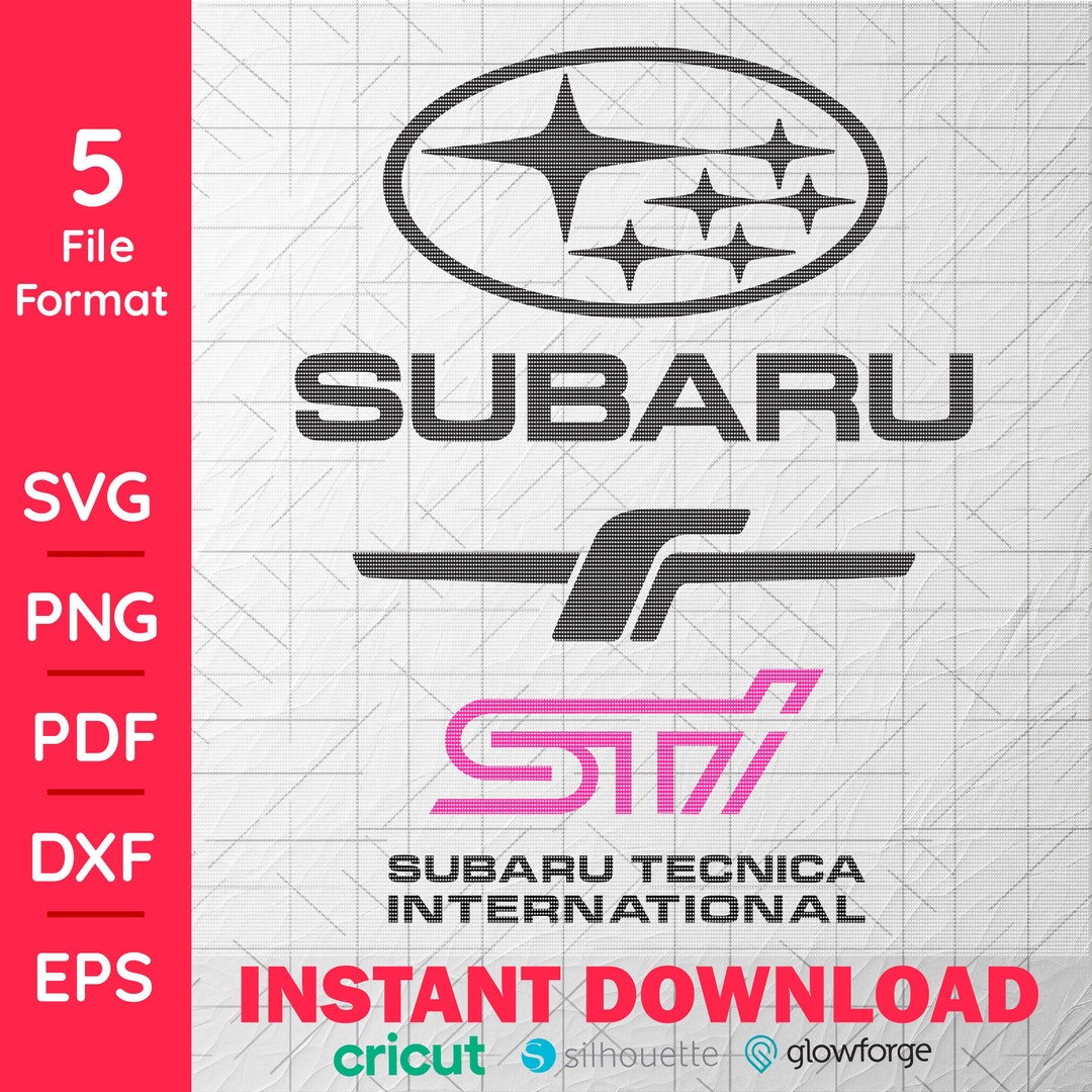Subaru SVG PNG DXF Cricut, Silhouette, Cut Files - Etsy