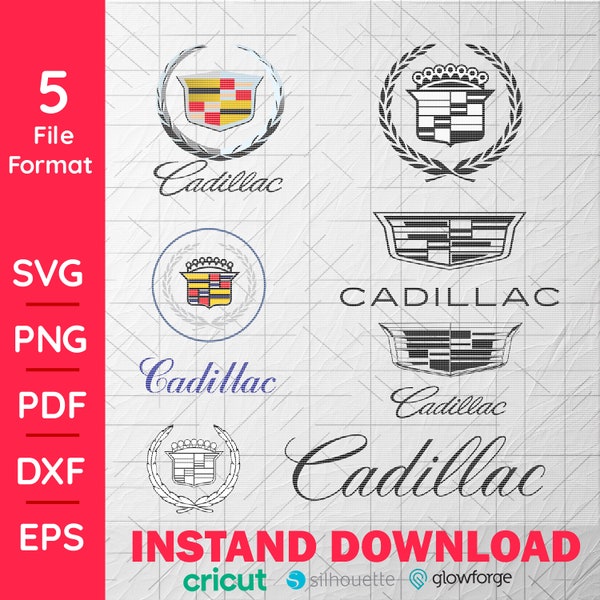 Cadillac Svg - Etsy