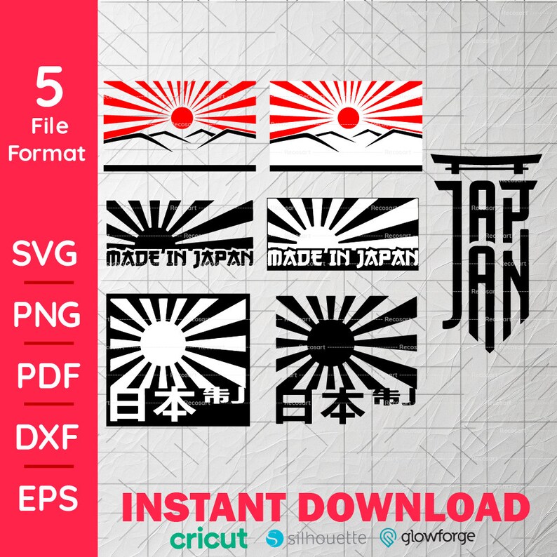 Japan SVG Ready to Use for Cricut Transparent Background High ...
