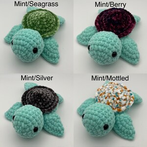 Crochet Velvet Sea Turtle - Etsy