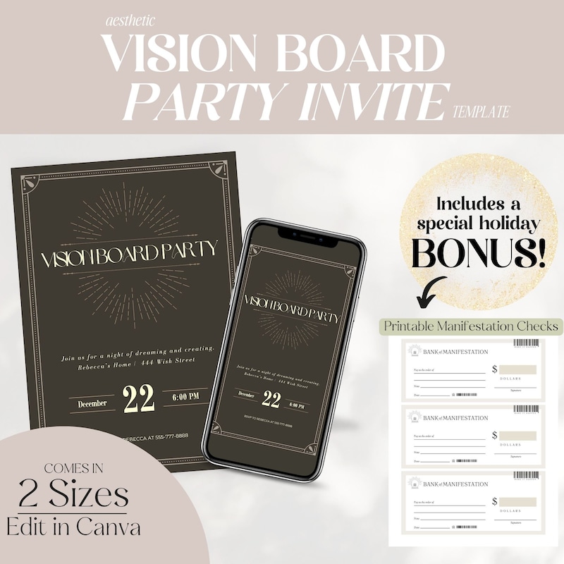 Vision Board Party - Etsy