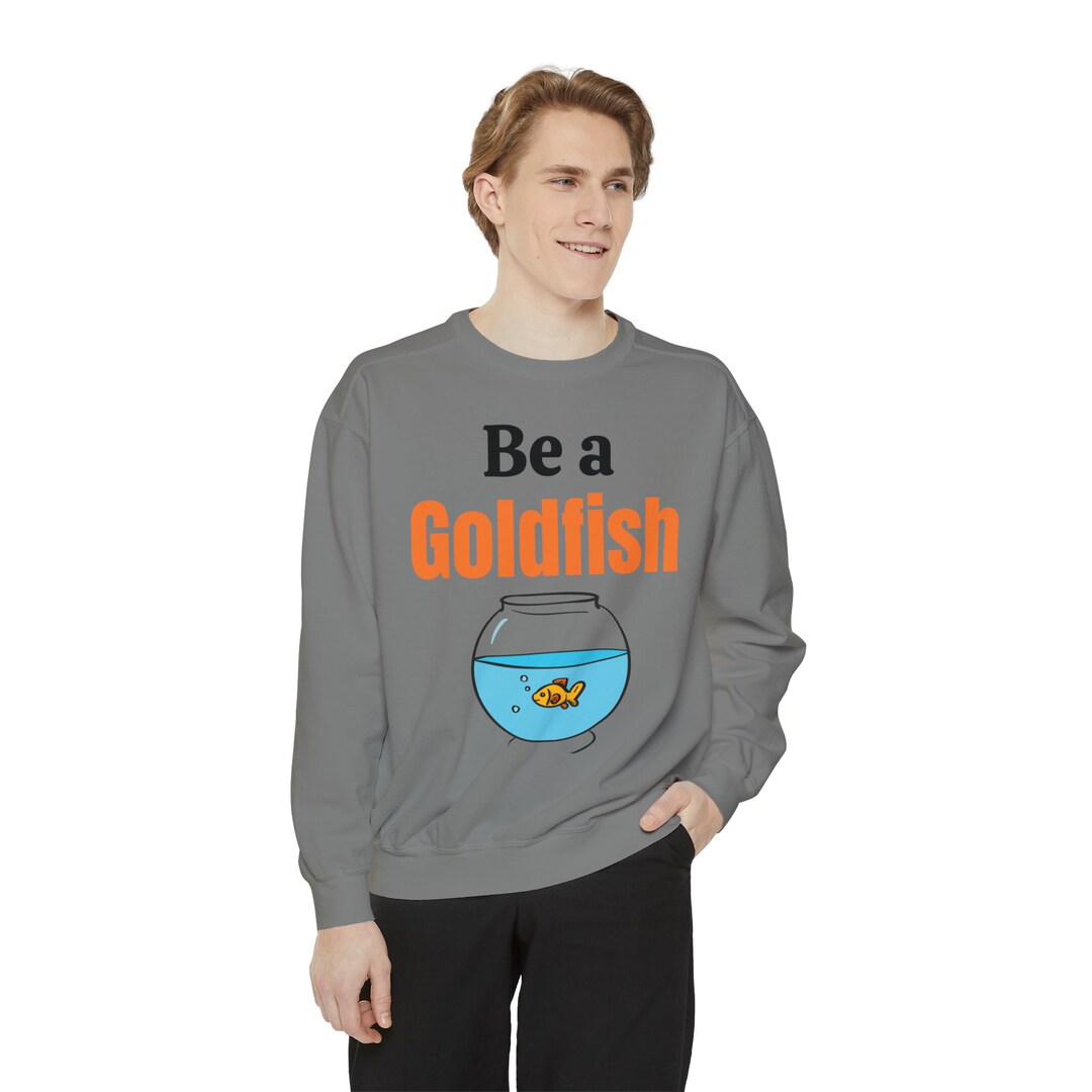 Ted Lasso Be A Goldfish Adult Merchandise Long Sleeve Ted Lasso Be A ...