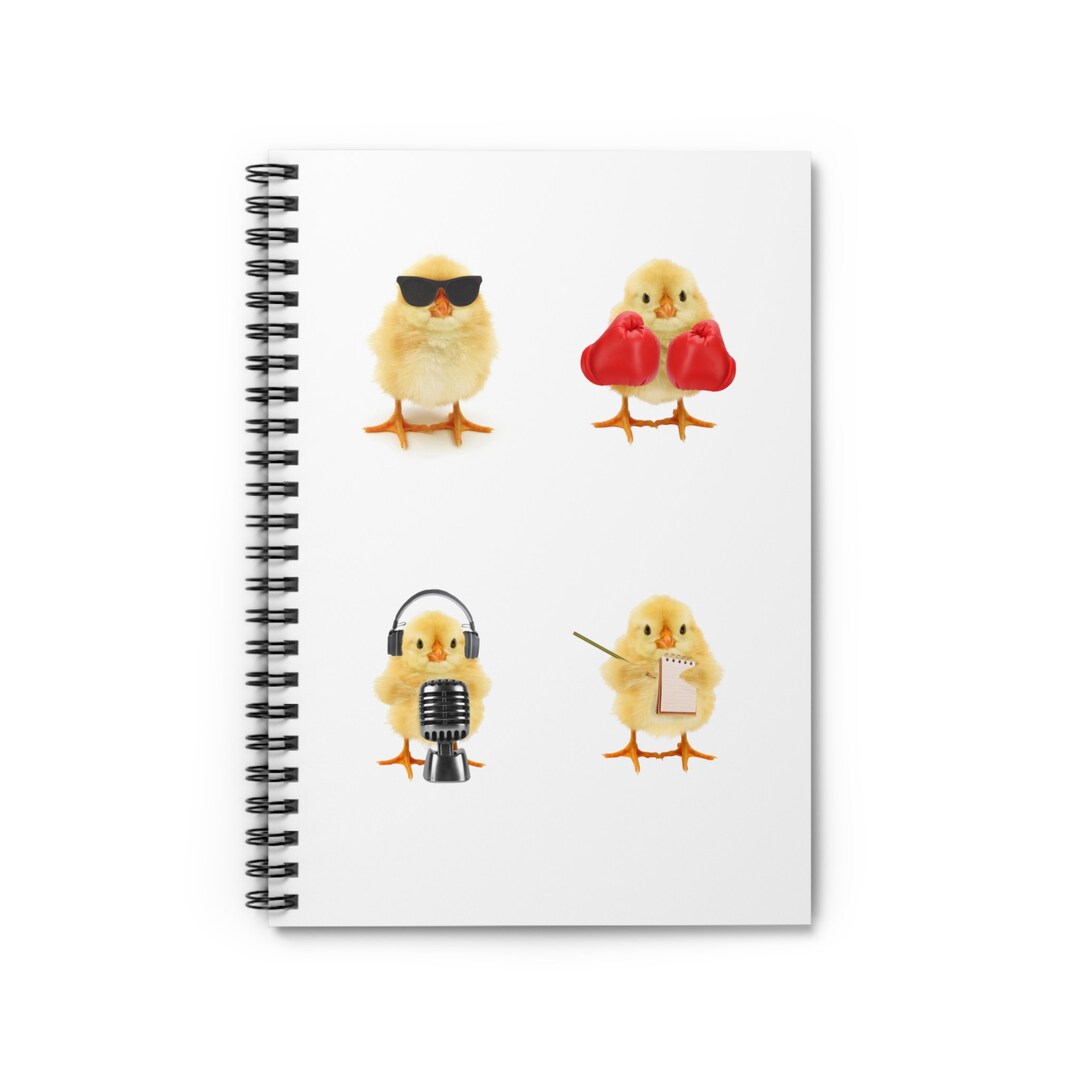 Baby Chick Notebook - Funny Chick Notebook - Gift for Him or Her - Etsy