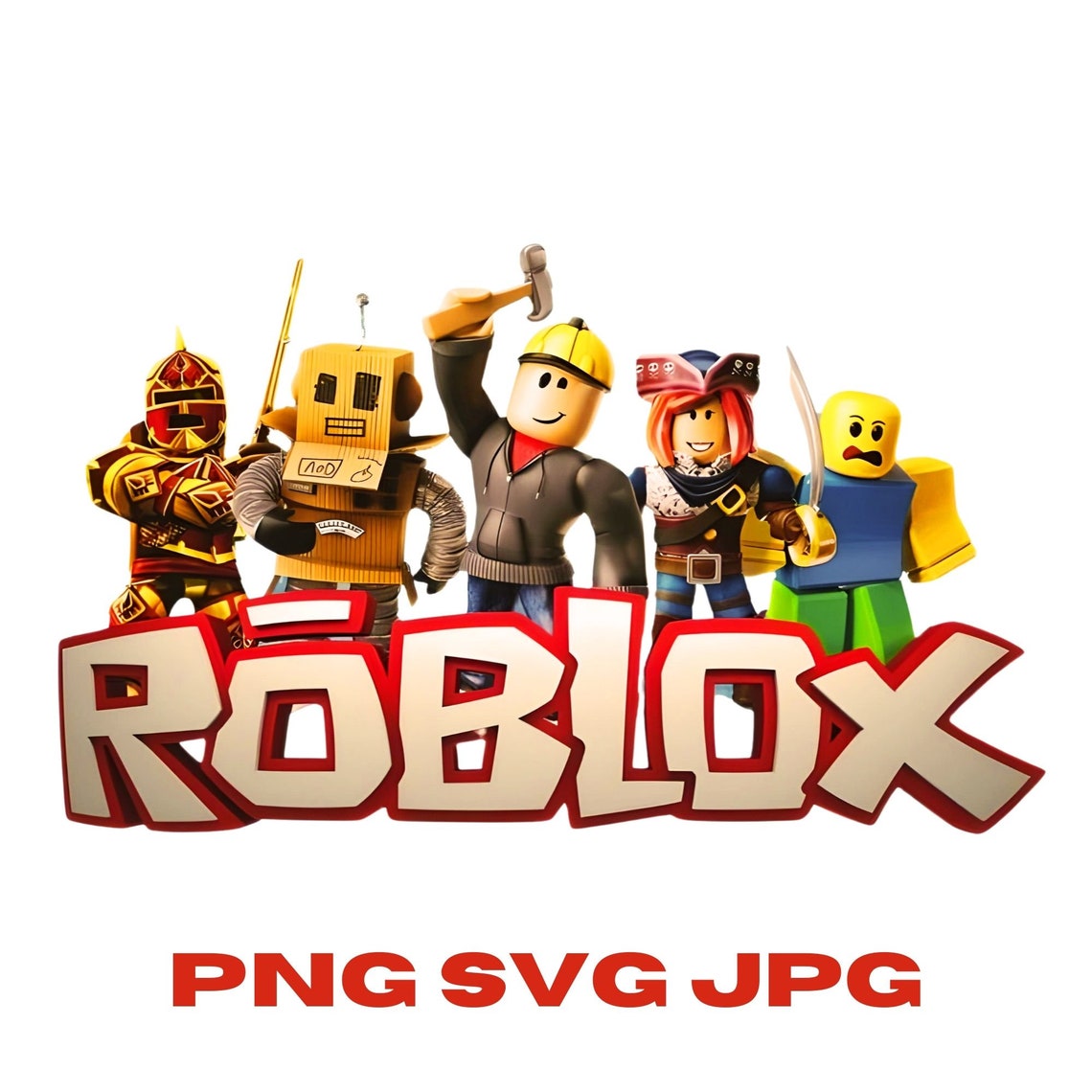 Roblox Png Svg Jpg - Etsy Canada
