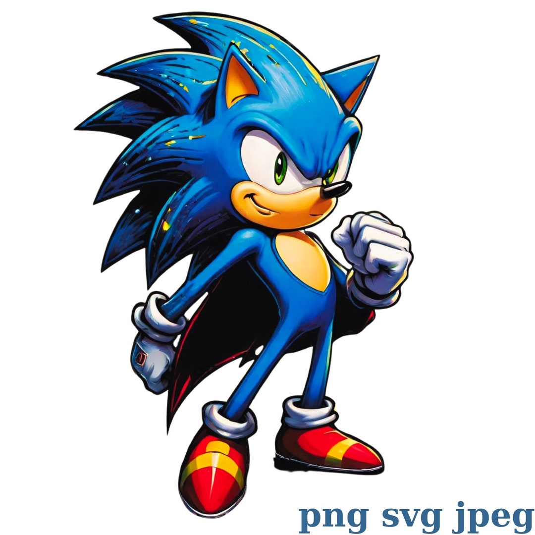 Super Sonic, Svg ,png ,jpeg - Etsy Canada