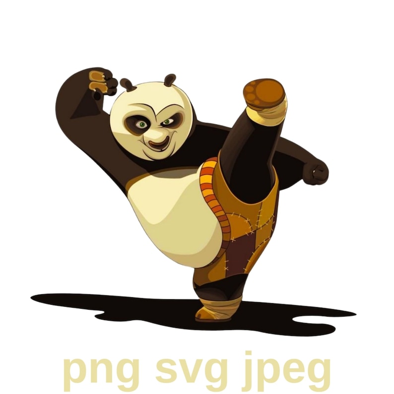 Kung Fu Panda Svg,png,jpg - Etsy Australia