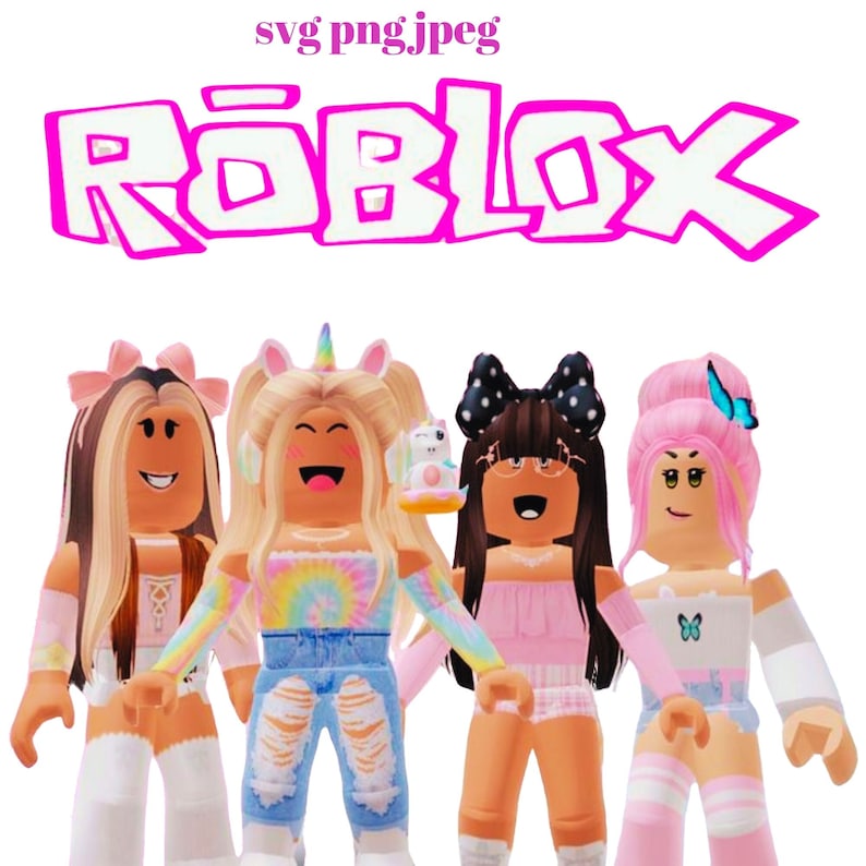 Roblox Girl Svg ,png,jpg - Etsy