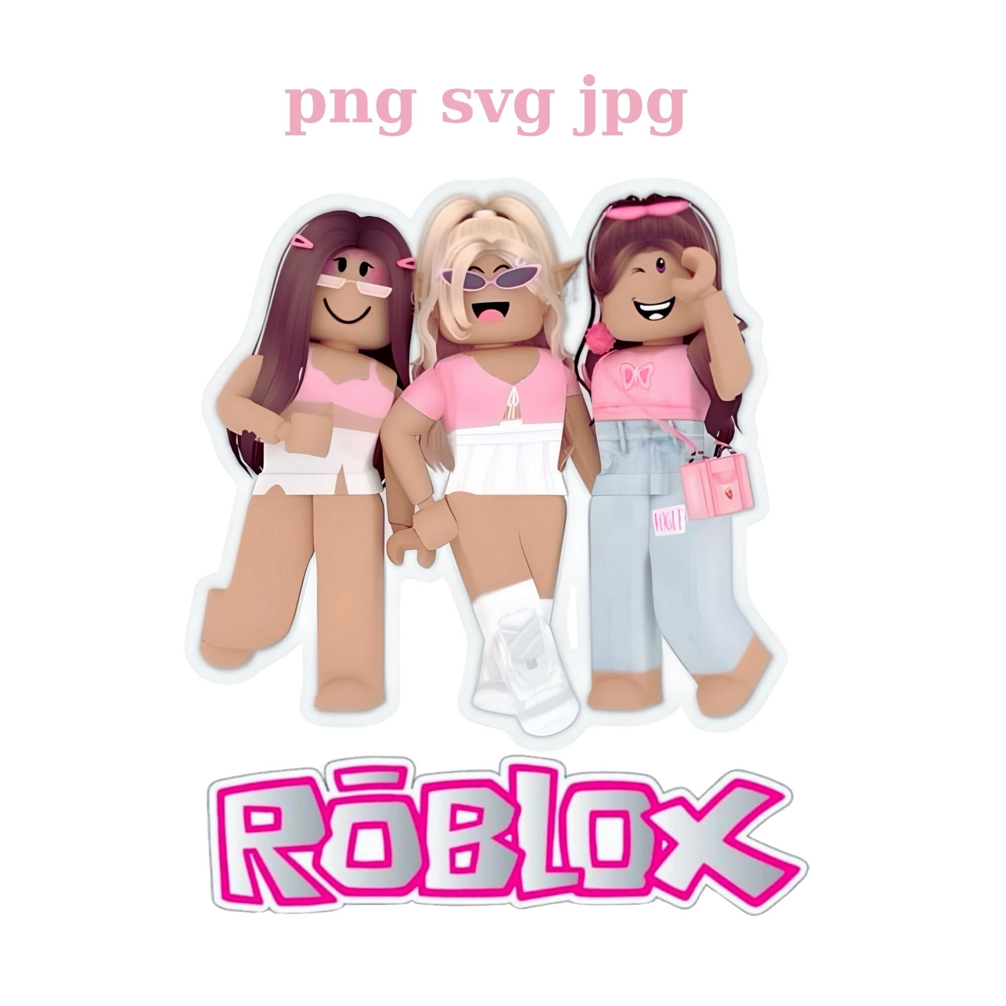 Roblox Girls Svg Png Jpeg - Etsy Canada