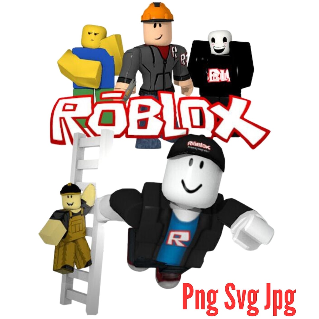 Roblox Characters Svg ,png Jpg - Etsy