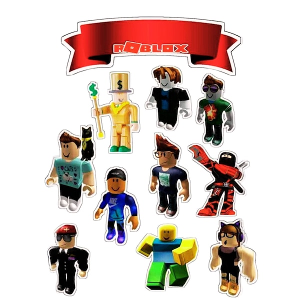 Roblox characters png - Etsy España