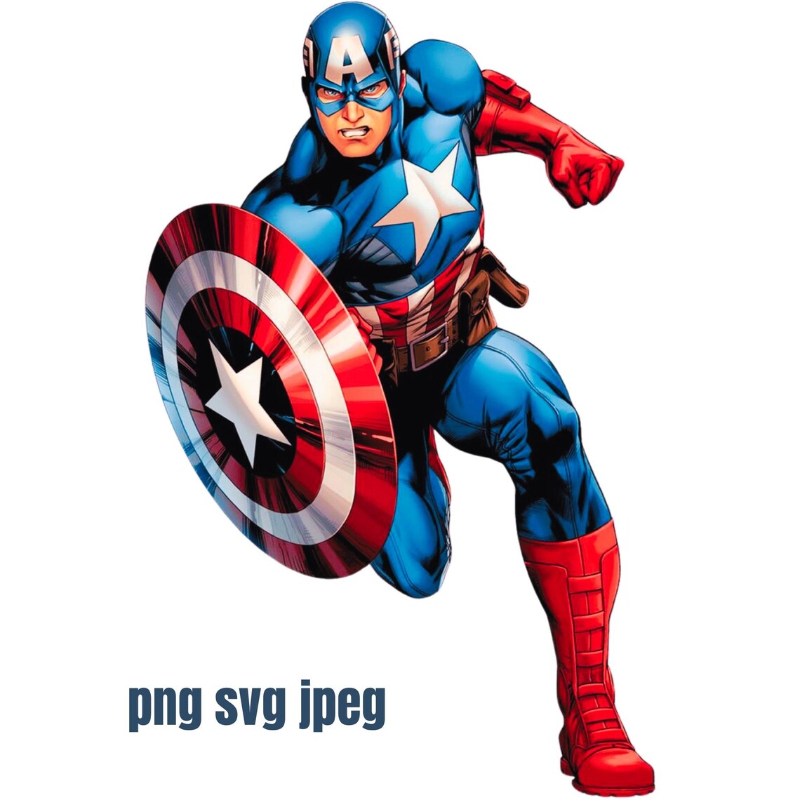 Captain America Png Svg Jpeg - Etsy Canada