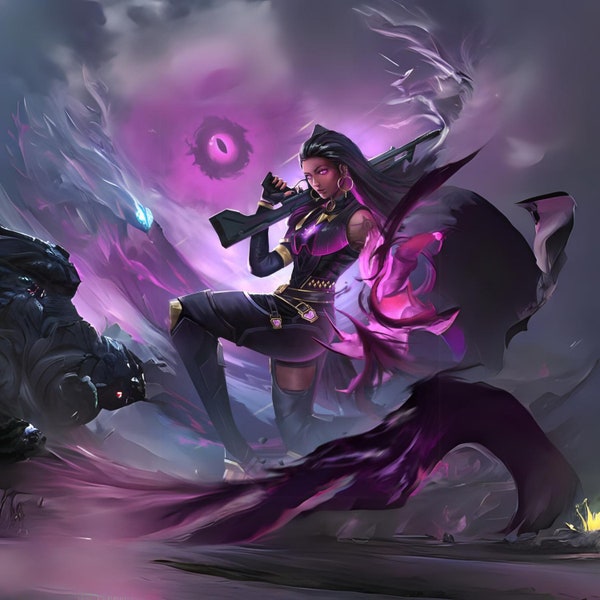 Valorant Reyna Png - Etsy