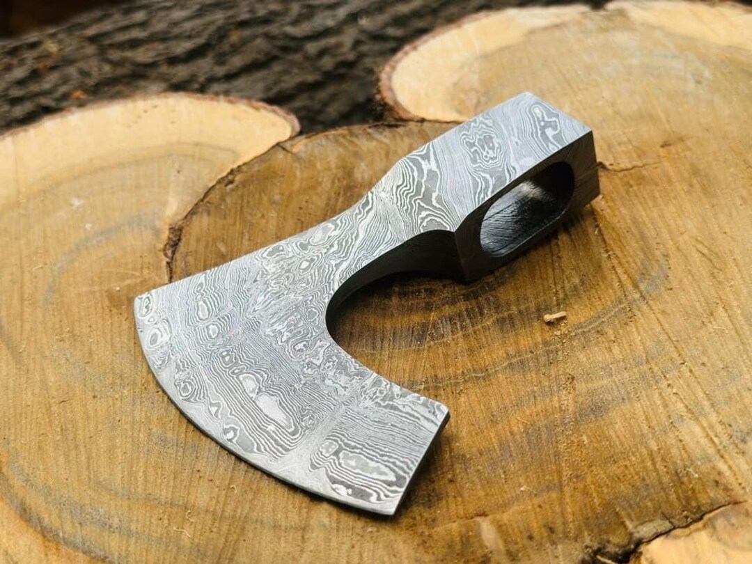 Custom Gift Hand Forged Carbon Steel VIKING AXE With Ash Wood Shaft ...