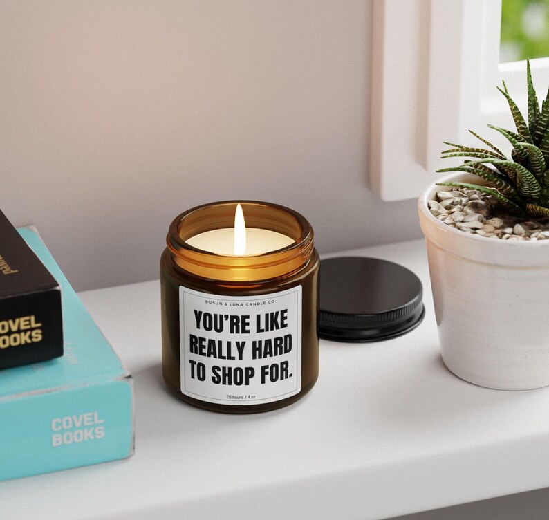 Funny "hard to Shop For" Candle - 4oz Novelty Gift - Etsy