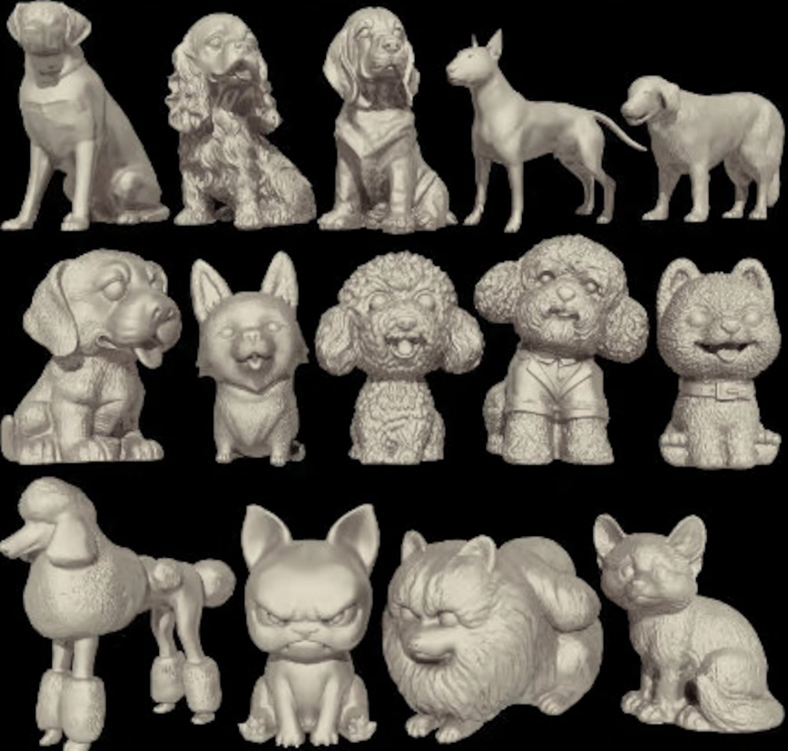 52 Dog STL Designs: 3D Printing Models for Pet Lovers - PDF Download ...
