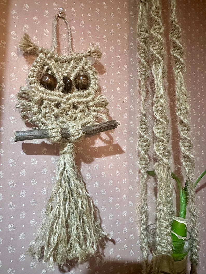 Miniature Macrame Owls in Various Colors and Sizes. Handmade With Love ...