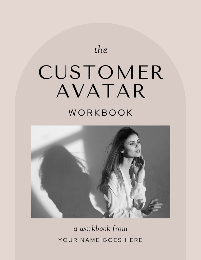 PLR Customer Avatar Workbook Printable - Etsy