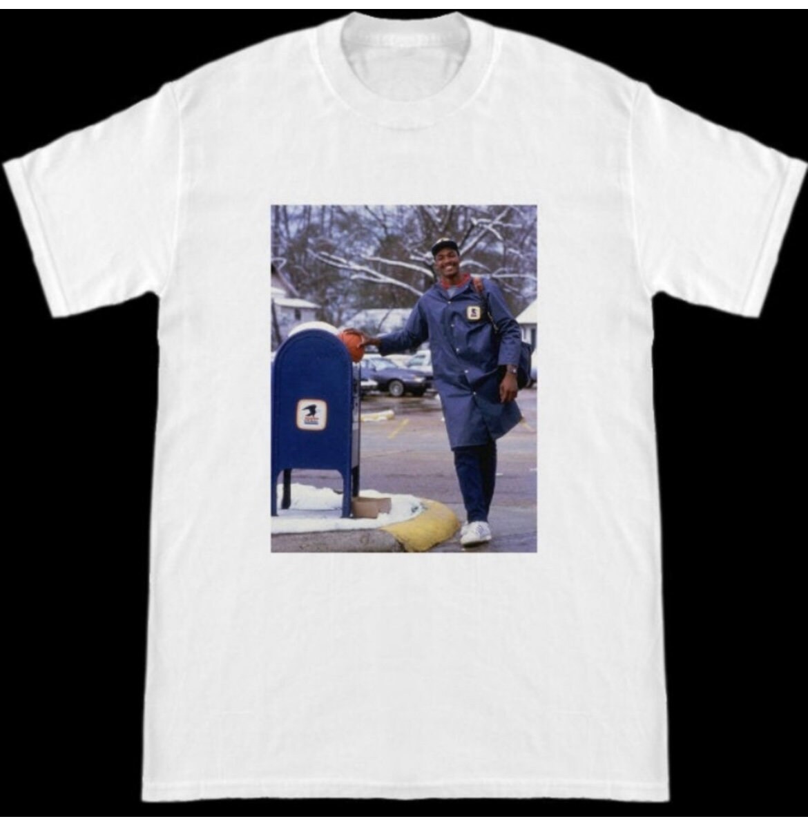 Karl the Mailman Malone Standing by Postbox Graphic Tee - Etsy