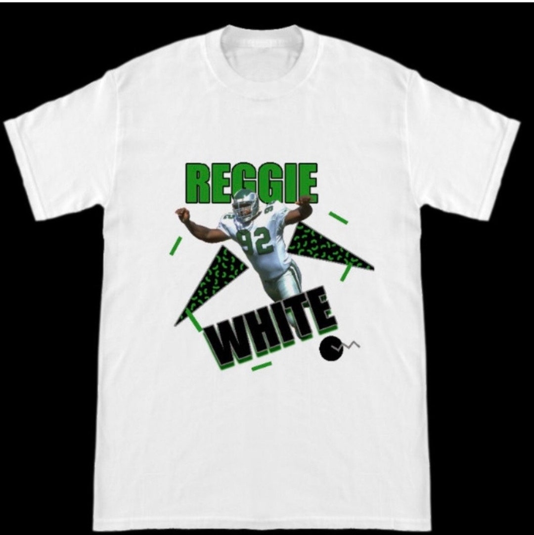 Vintage 80s Style Reggie White Graphic Tee - Etsy