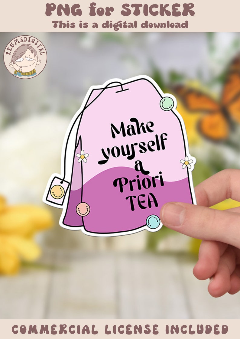 Make Yourself a Priority Tea Bag PNG Trendy PNG Self Love Self Care ...