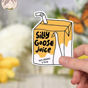 Silly Goose Juice PNG, Silly Goose PNG, Serious Goose Juice, Trendy PNG ...