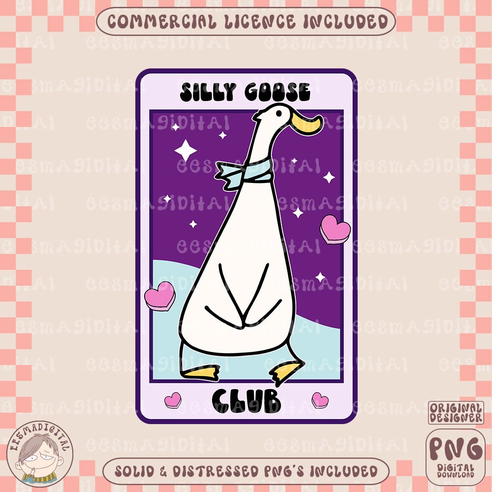 Silly Goose Club Png, Silly Goose PNG, Silly Goose on the Loose Club ...