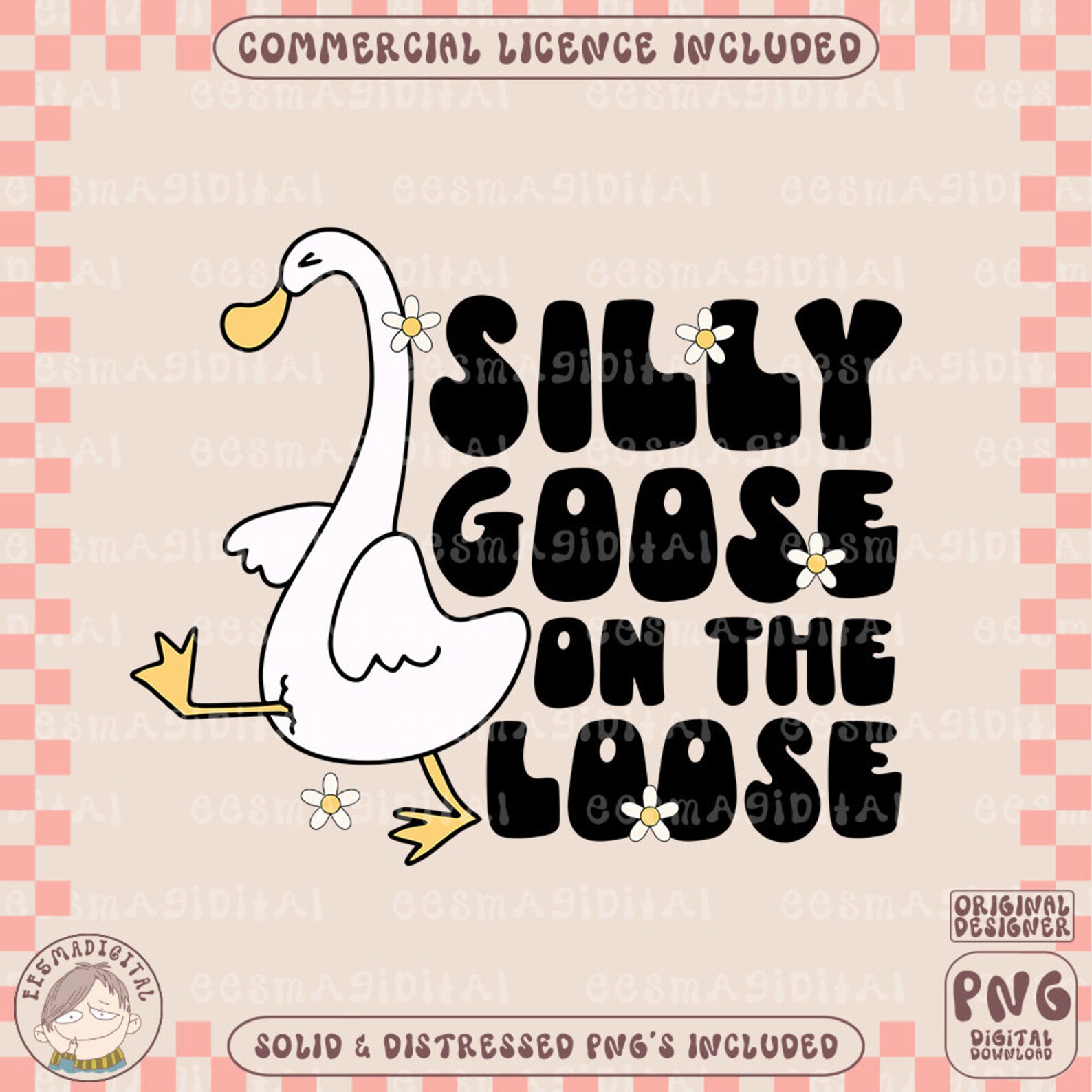Silly Goose on the Loose Png, Trendy Png, in My Silly Goose Era, Funny ...