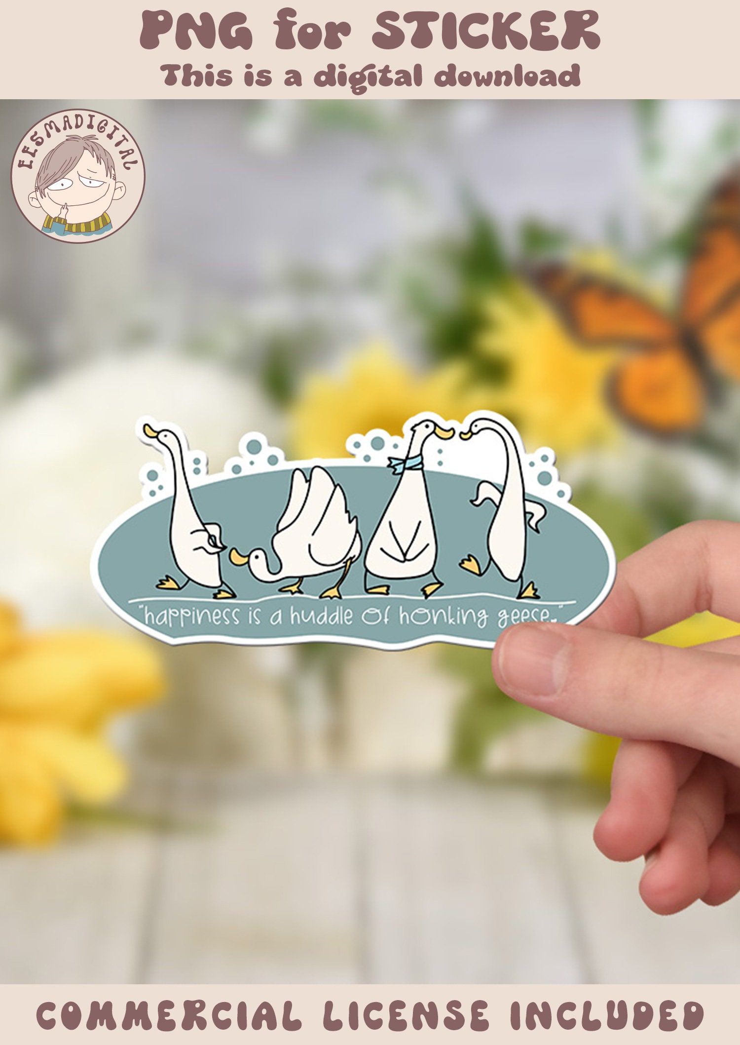 Silly Goose Png, Cute Silly Goose Png, Funny Silly Goose Png, Silly ...