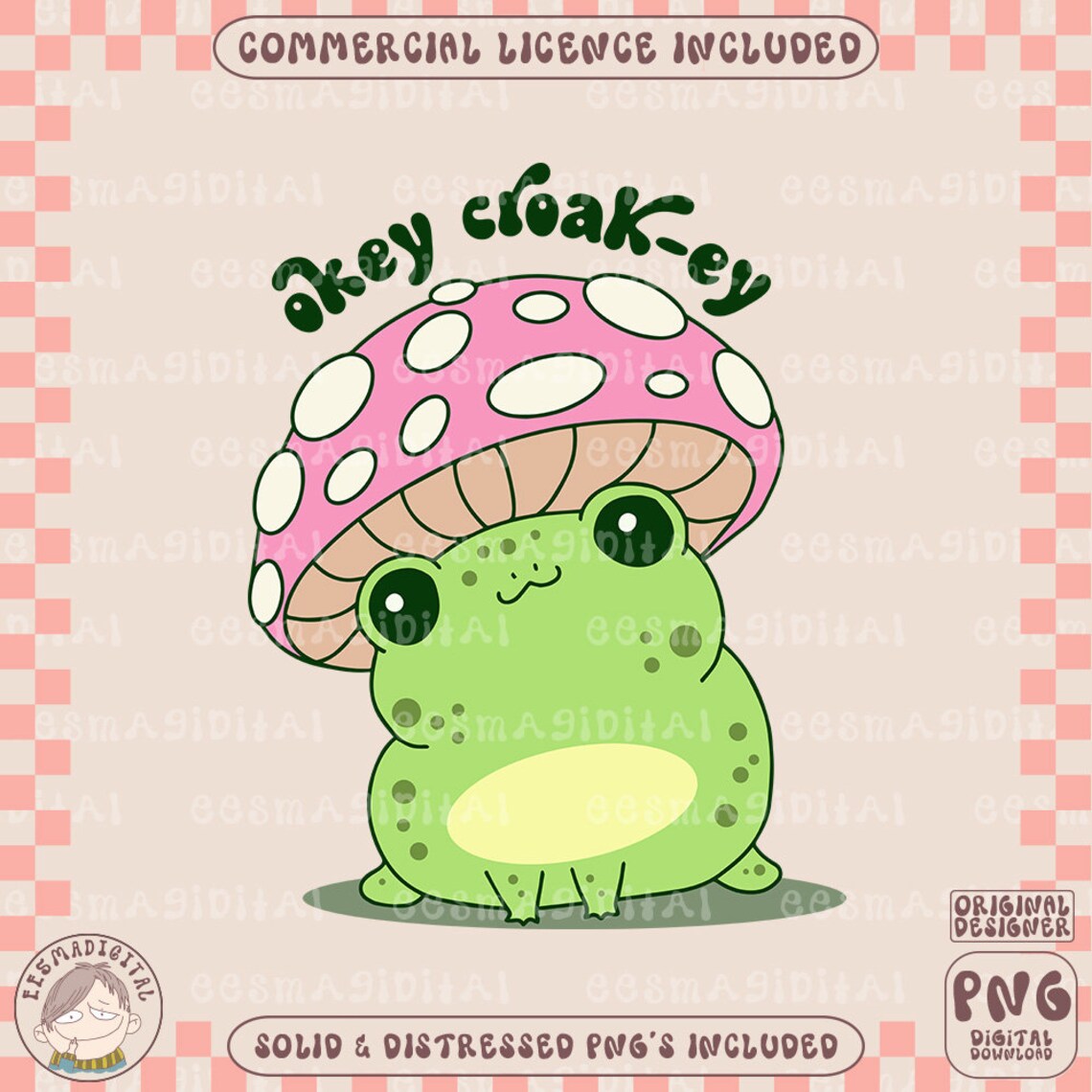 Okey Croak-ey PNG, Frog Pun Png, Frog Lover Png, Frog Sayings Png, Frog ...