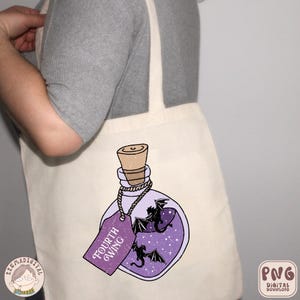 Fourth Wing Potion Bottle PNG, Cute Trendy Aesthetic Fantasy Bookish ...