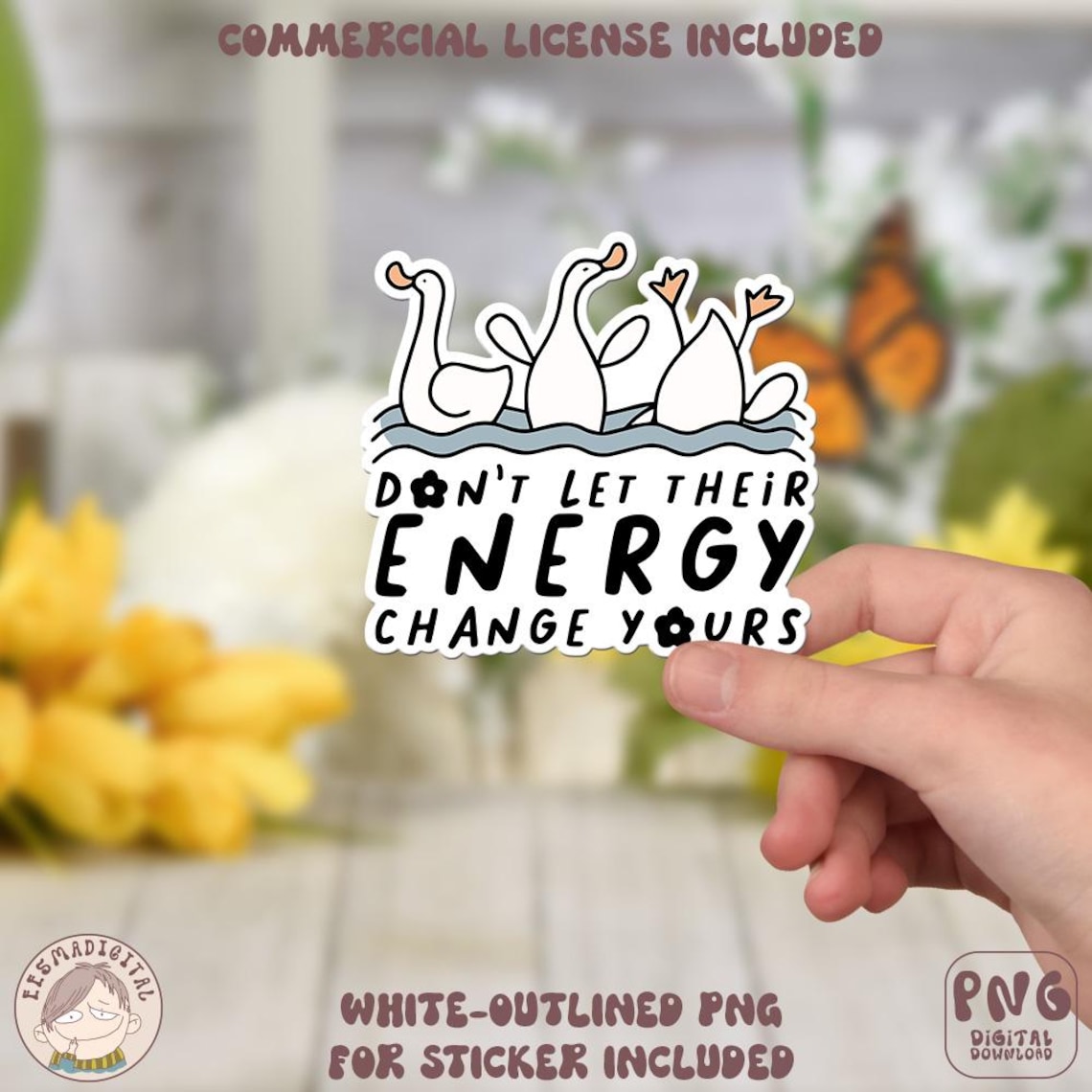 Don't Let Their Energy Change Yours PNG, Popular PNG, Mental Health Png ...