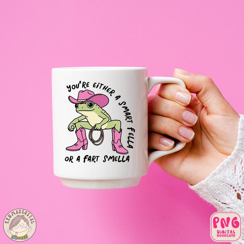 You Are Either A Smart Fella or A Fart Smella PNG, Retro Cartoon ...