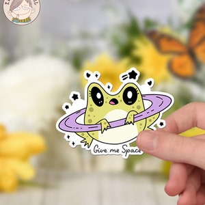 Give Me Space Frog PNG, Cute Frog Clipart, Snarky Tshirt Sublimation ...