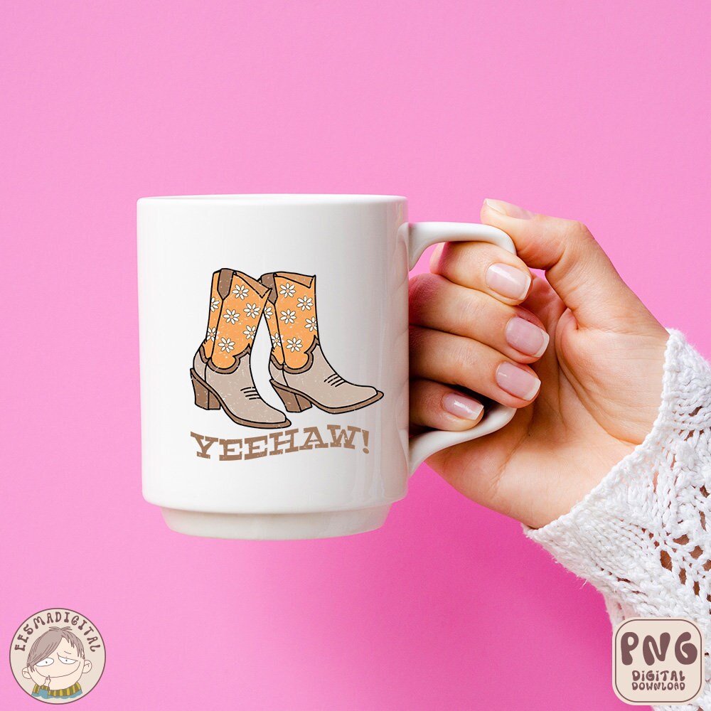 Yeehaw PNG, Cute Cowboy Boots, Yeehaw Cowgirl Boots, Cute Trendy ...