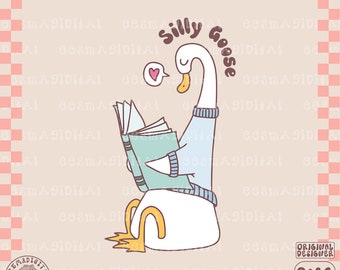 Silly Goose SVG PNG, Silly Goose on the Loose Club, Trendy SVG, in My ...