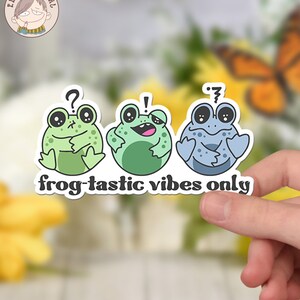Frog Tastic Vibes Only PNG, Okey Croak-ey PNG, Frog Pun Png, Frog Lover ...