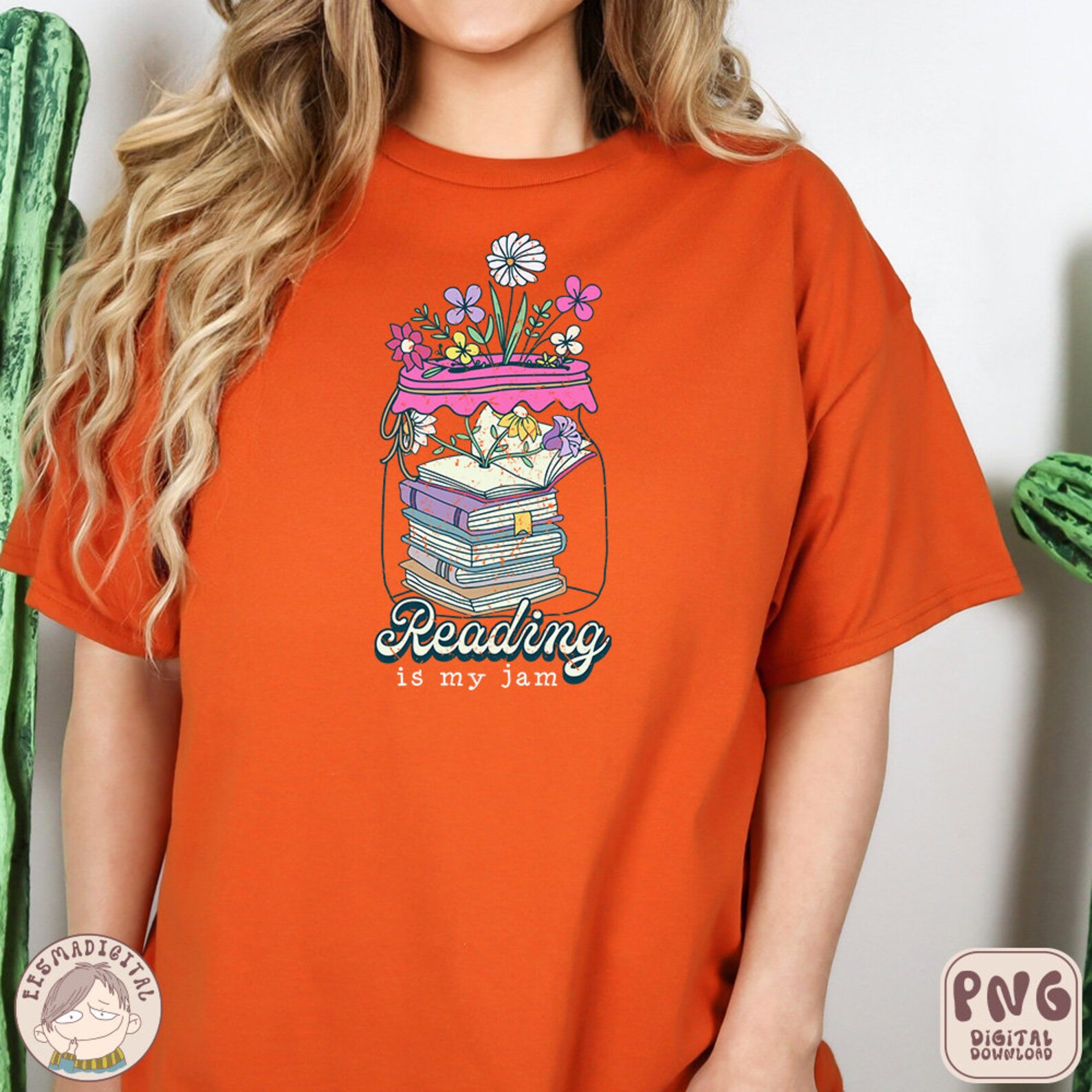 Reading is My Jam PNG File, Cute Fun Trendy Bookish Jam Design for ...