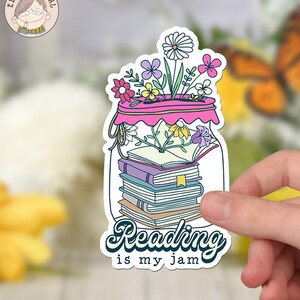 Reading is My Jam PNG File, Cute Fun Trendy Bookish Jam Design for ...