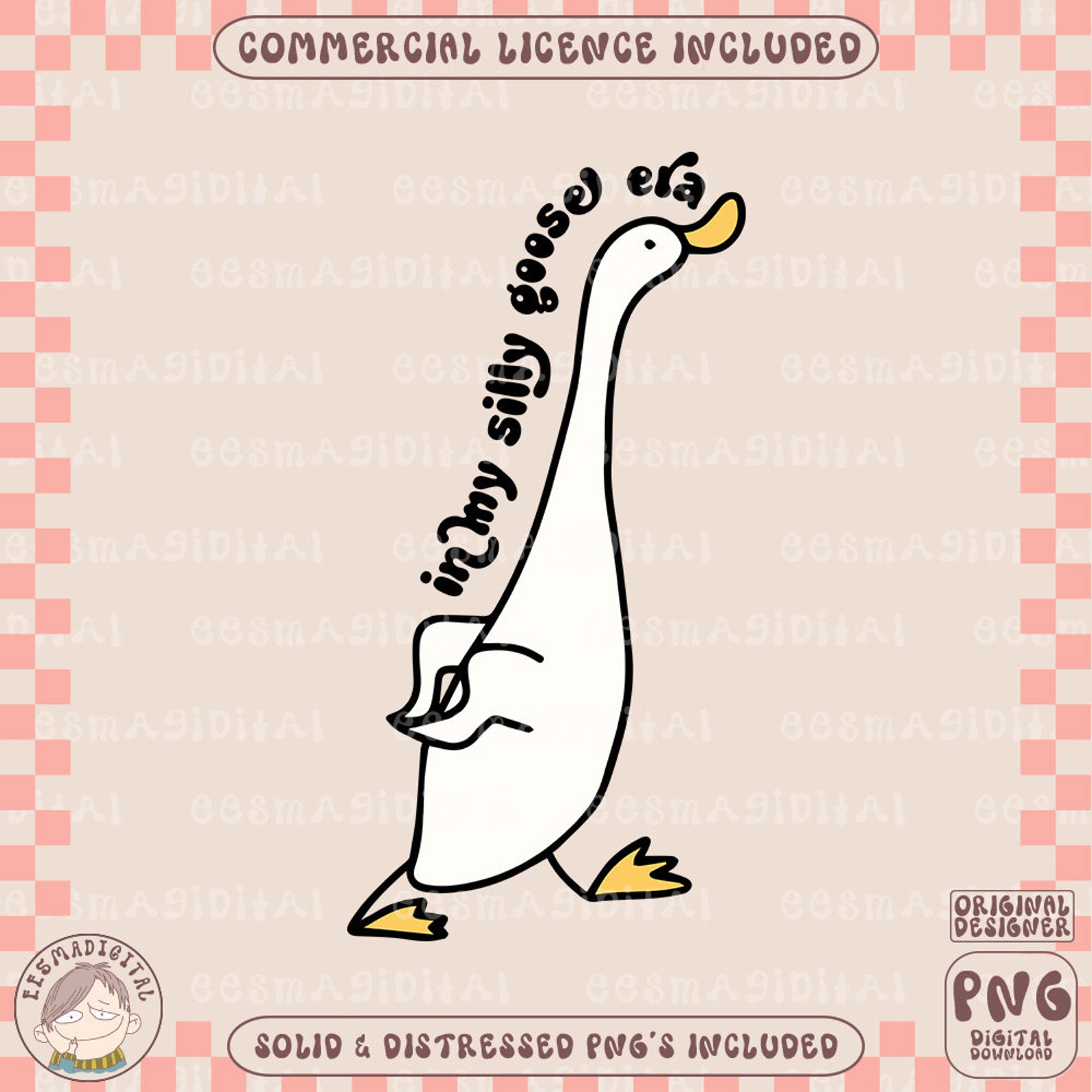 In My Silly Goose Era Png, Trendy Silly Goose Sublimation, Cute Design ...