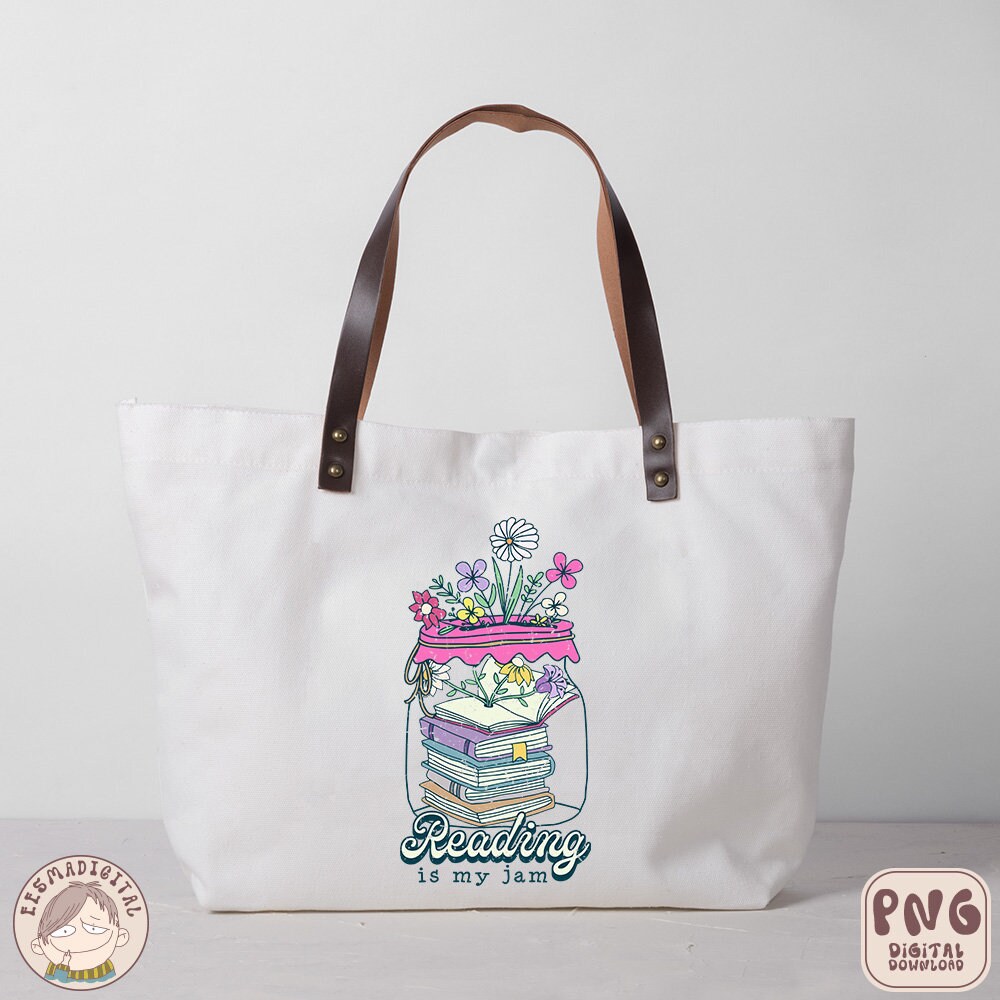 Reading is My Jam PNG File, Cute Fun Trendy Bookish Jam Design for ...