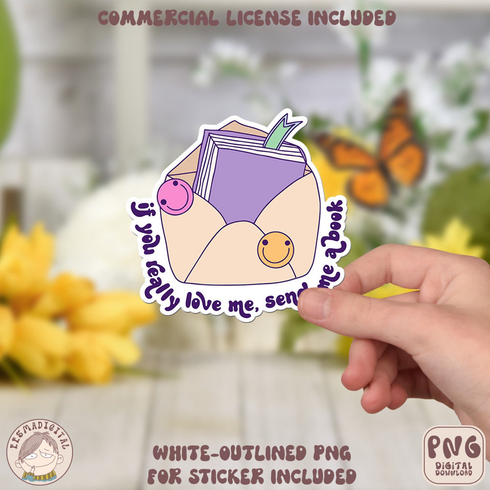 If You Really Love Me Send Me a Book PNG, Cute Trendy Bookish Artsy ...