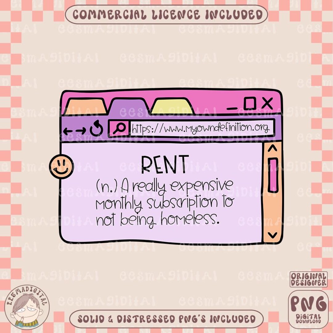 Rent Funny Definition Tab PNG, Funny Adult Humor Sarcastic Quotes Shirt ...