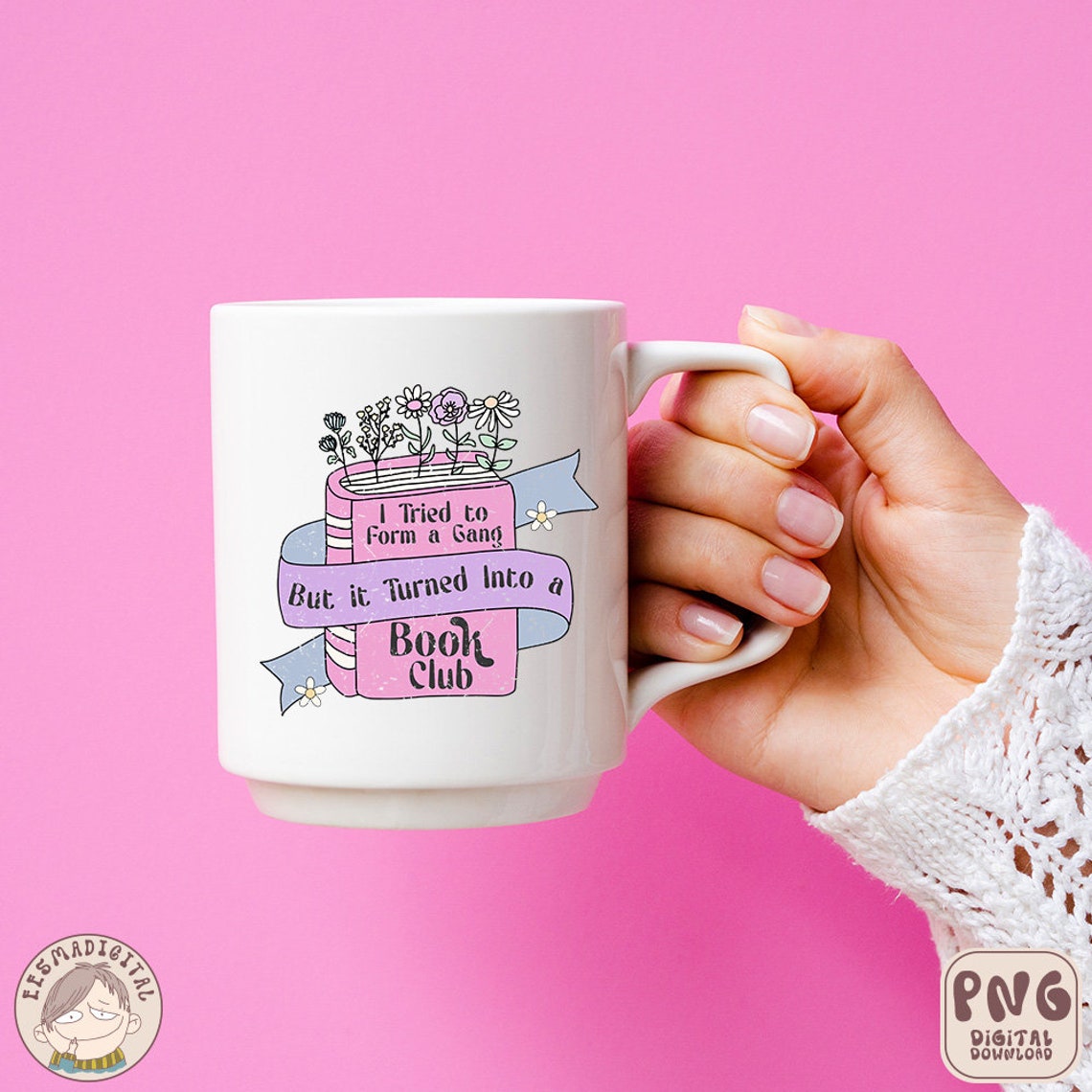 Funny Book Club Png, Reading Png, Book Quotes Png, Book Lover Png ...
