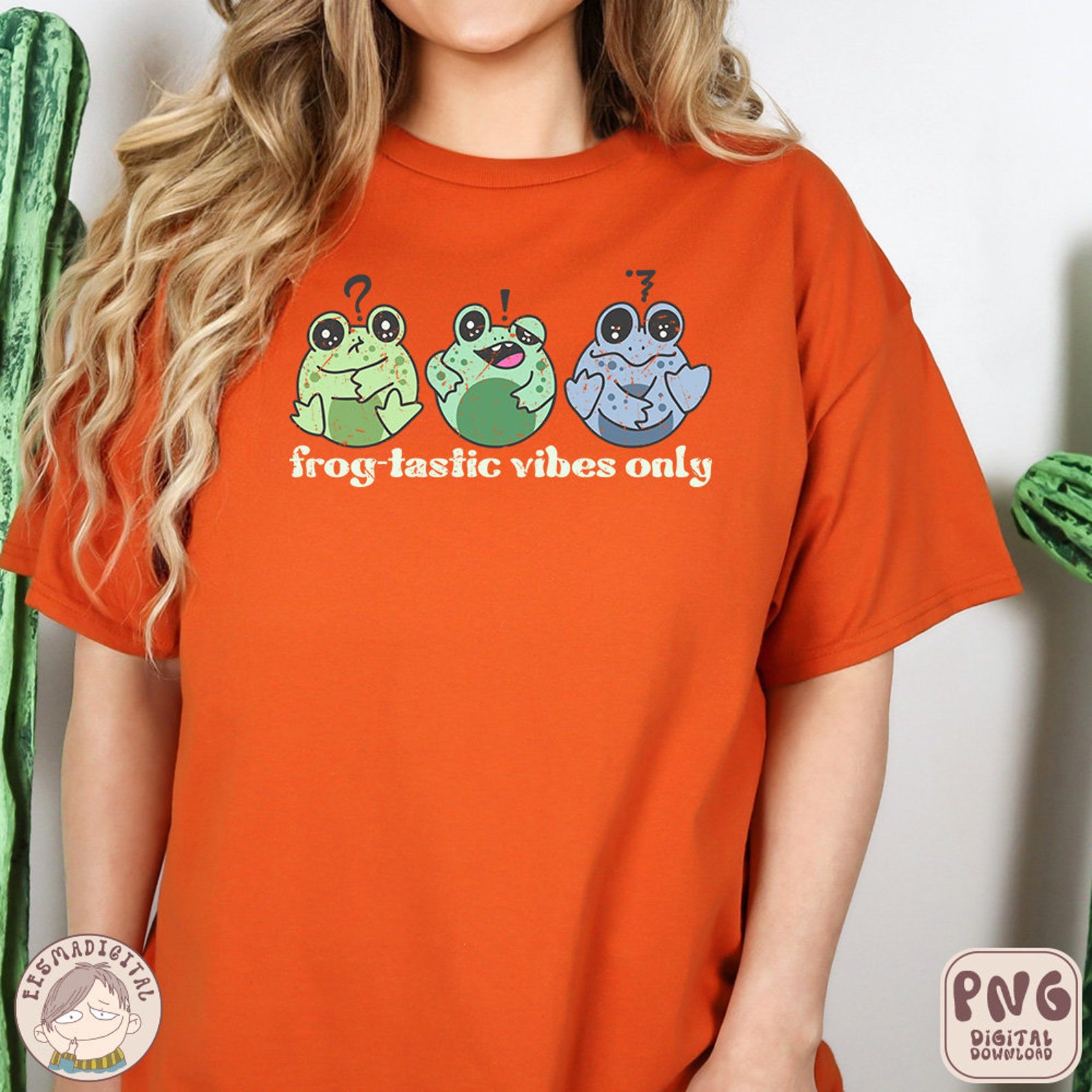 Frog Tastic Vibes Only PNG, Okey Croak-ey PNG, Frog Pun Png, Frog Lover ...