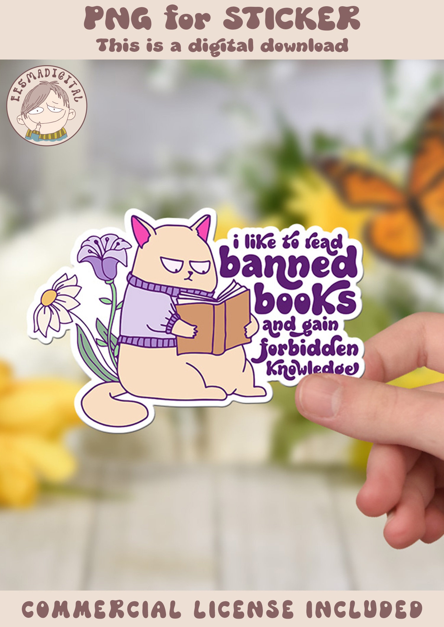 I Like to Read Banned Books and Gain Forbidden Knowledge Png, Banned ...